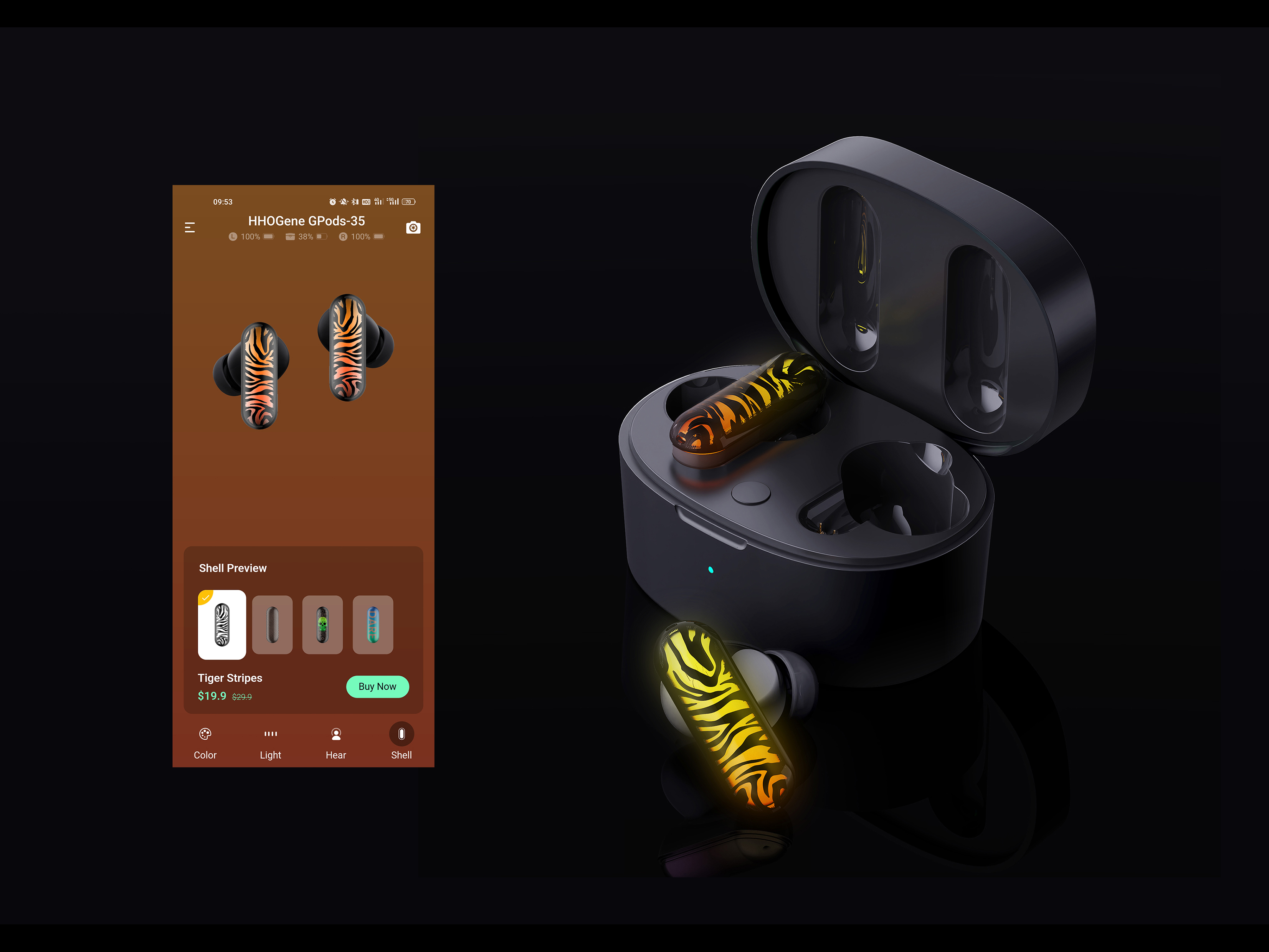 iF Design - The World's First True Wireless Light Earbuds