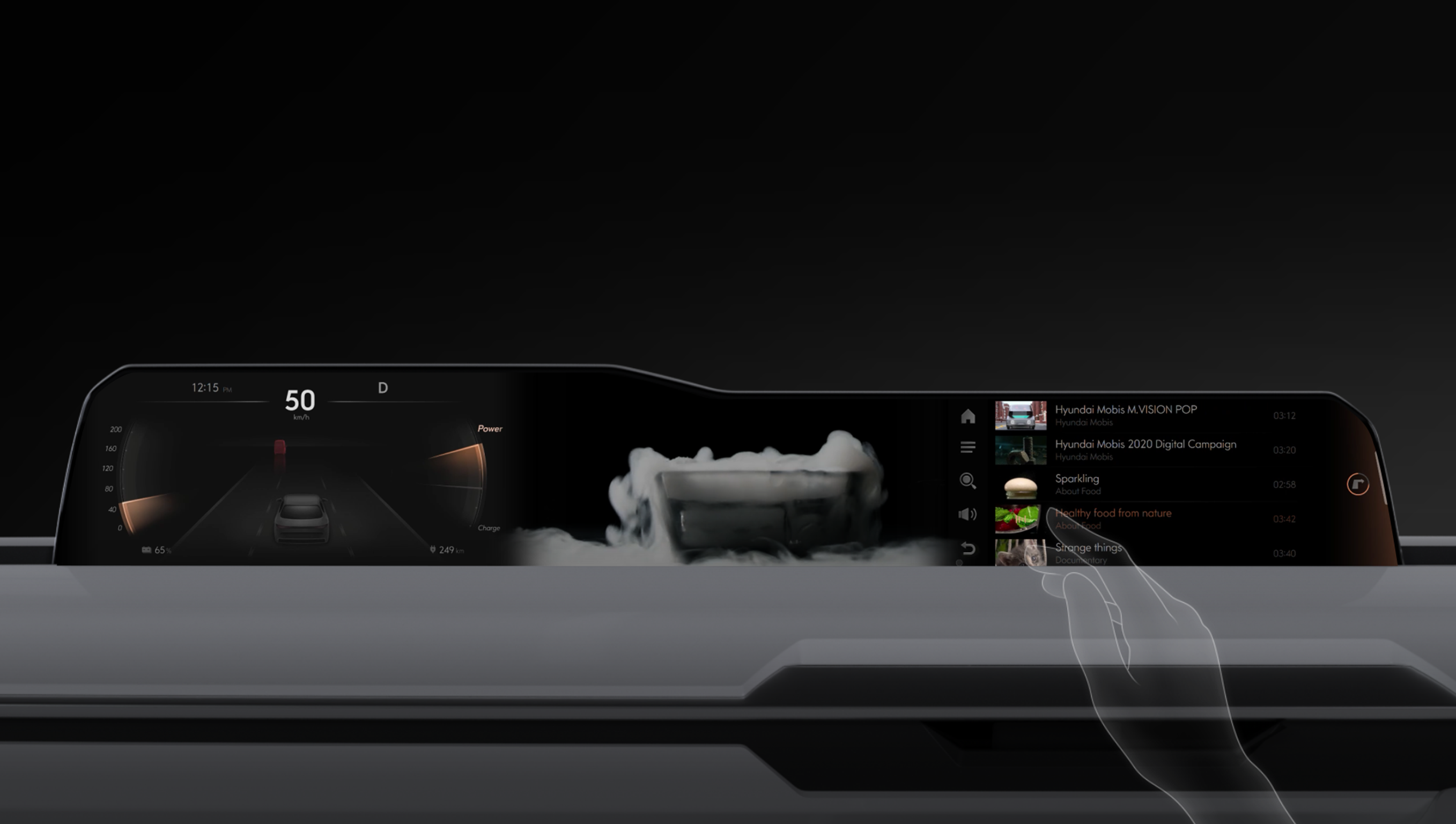 iF Design - MOBIS Next Infotainment System - Swivel Display