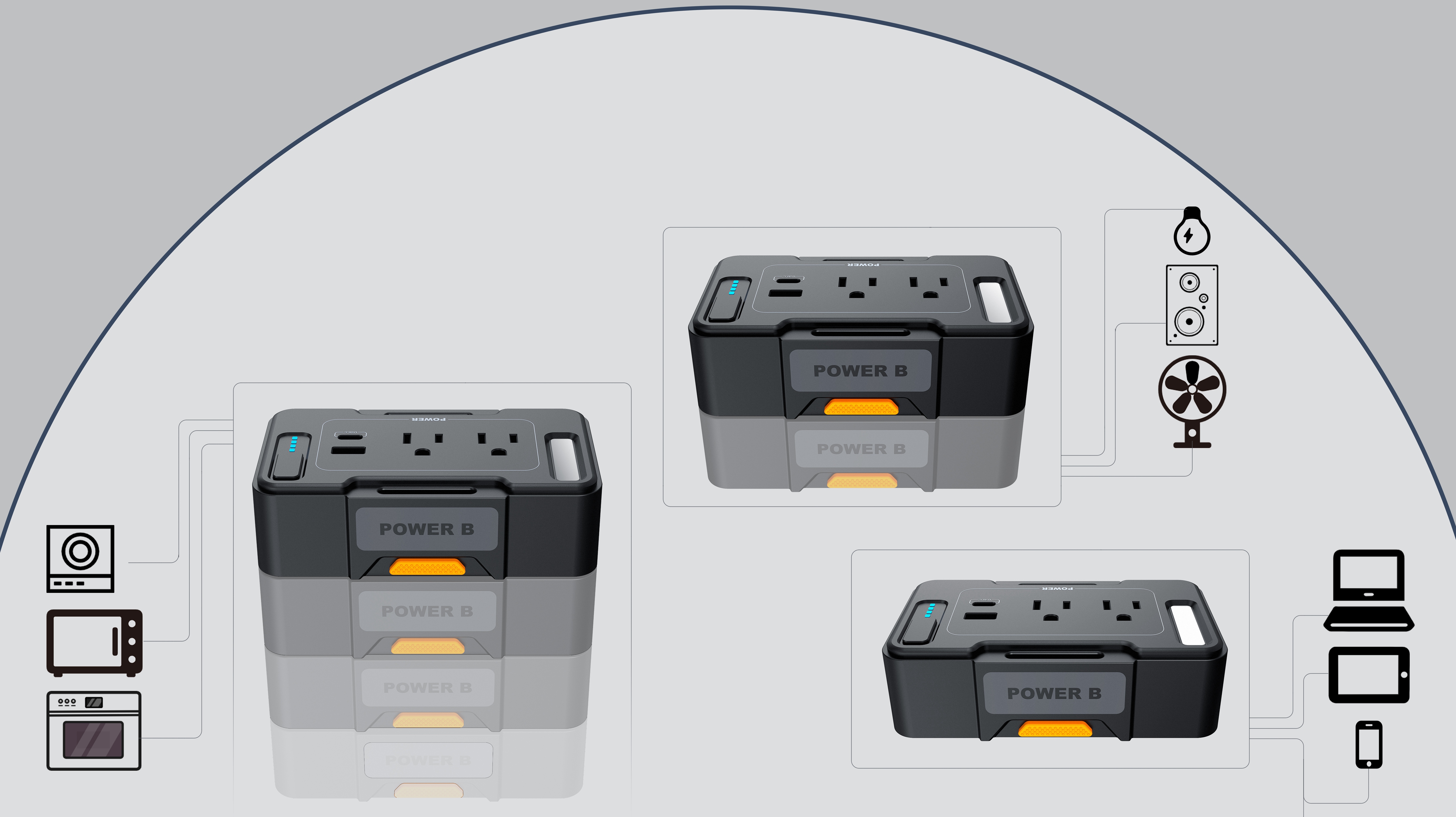 iF Design - Modular multi-functional mobile power