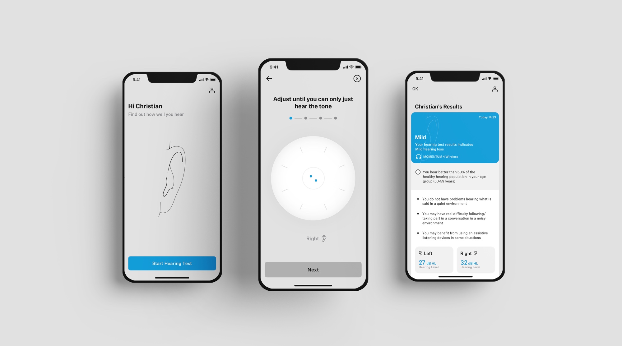 iF Design - Sennheiser Hearing Test