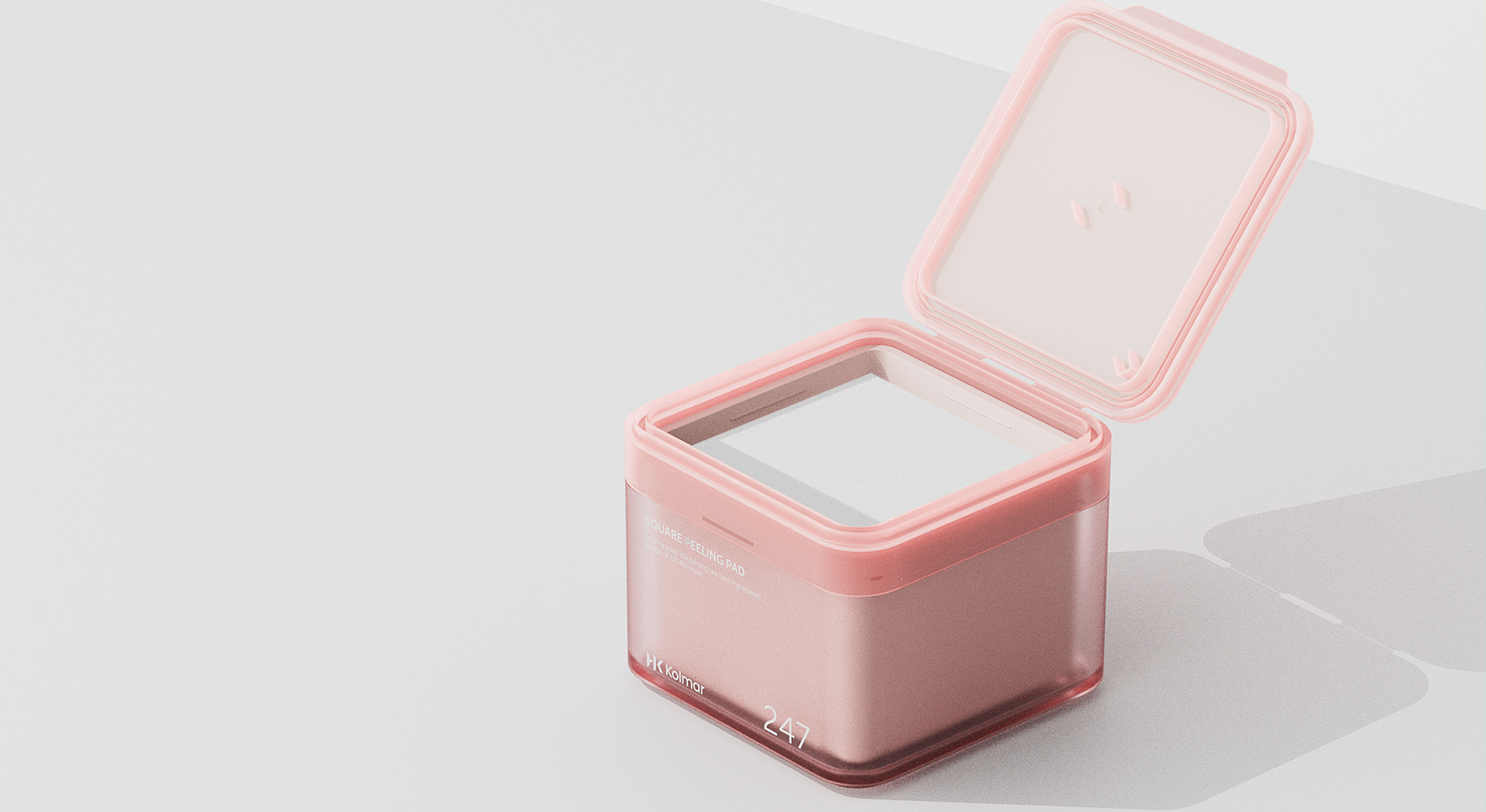 iF Design - Round Square Pad Container