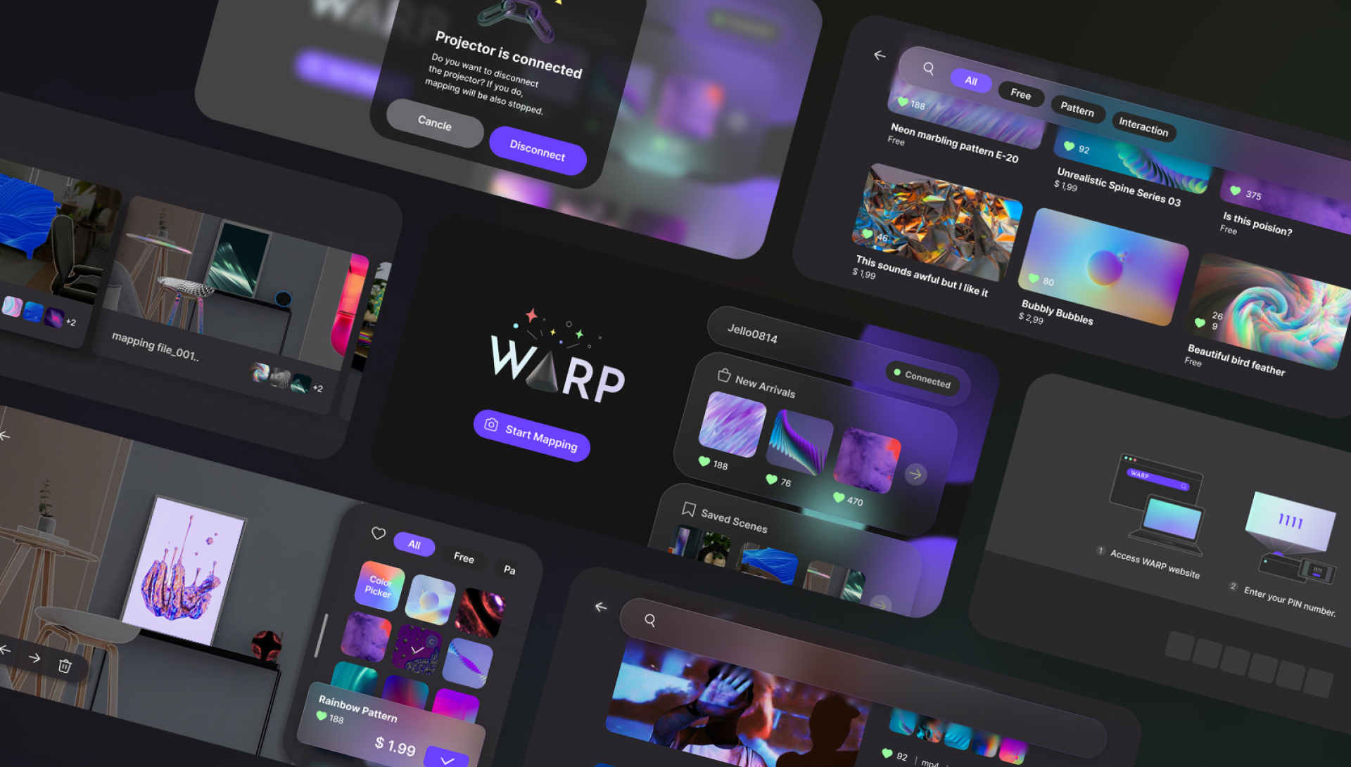 iF Design - Projection mapping UX : WARP