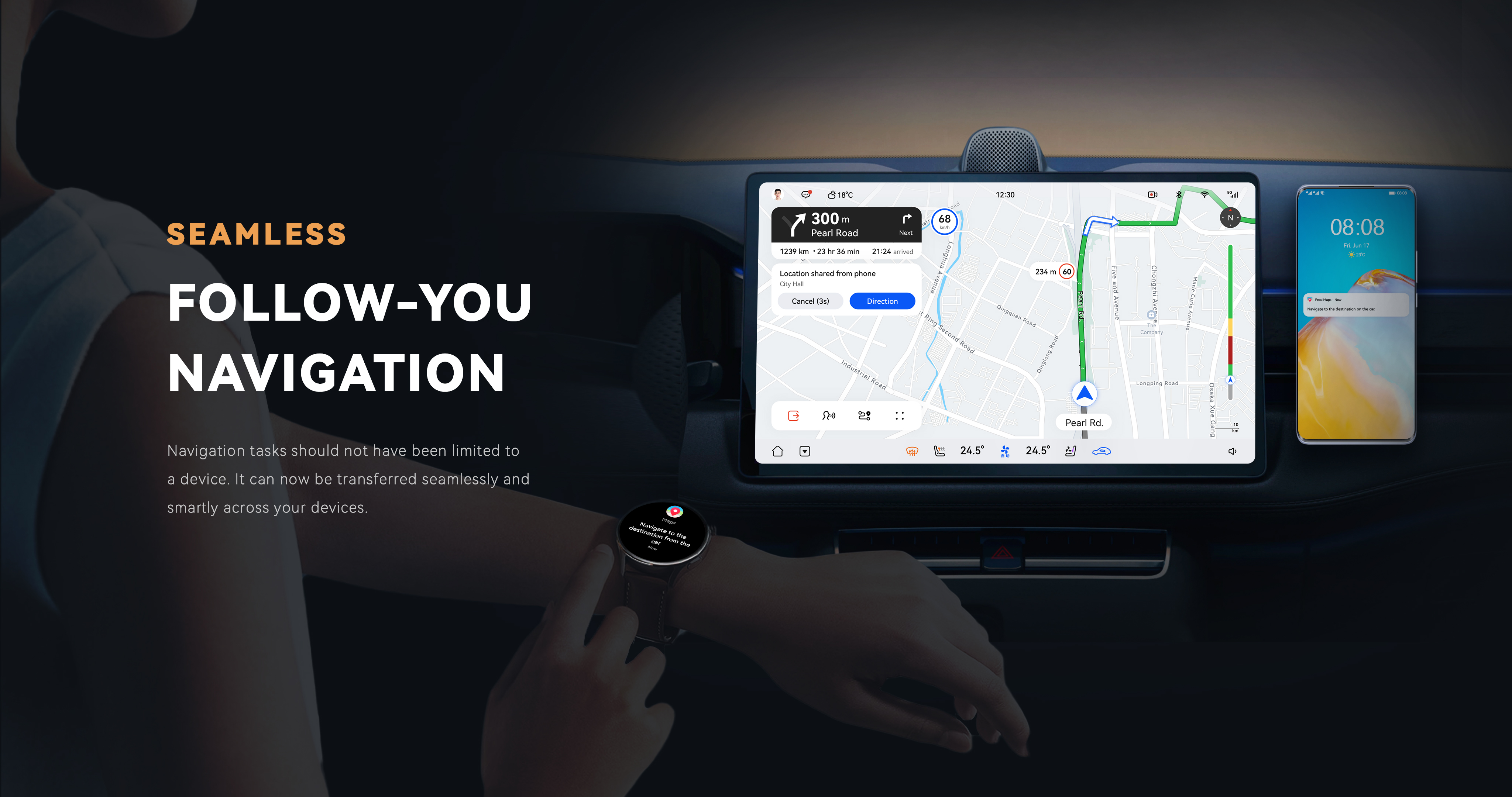 iF Design - Petal Maps for Cars, make driving a pleasure