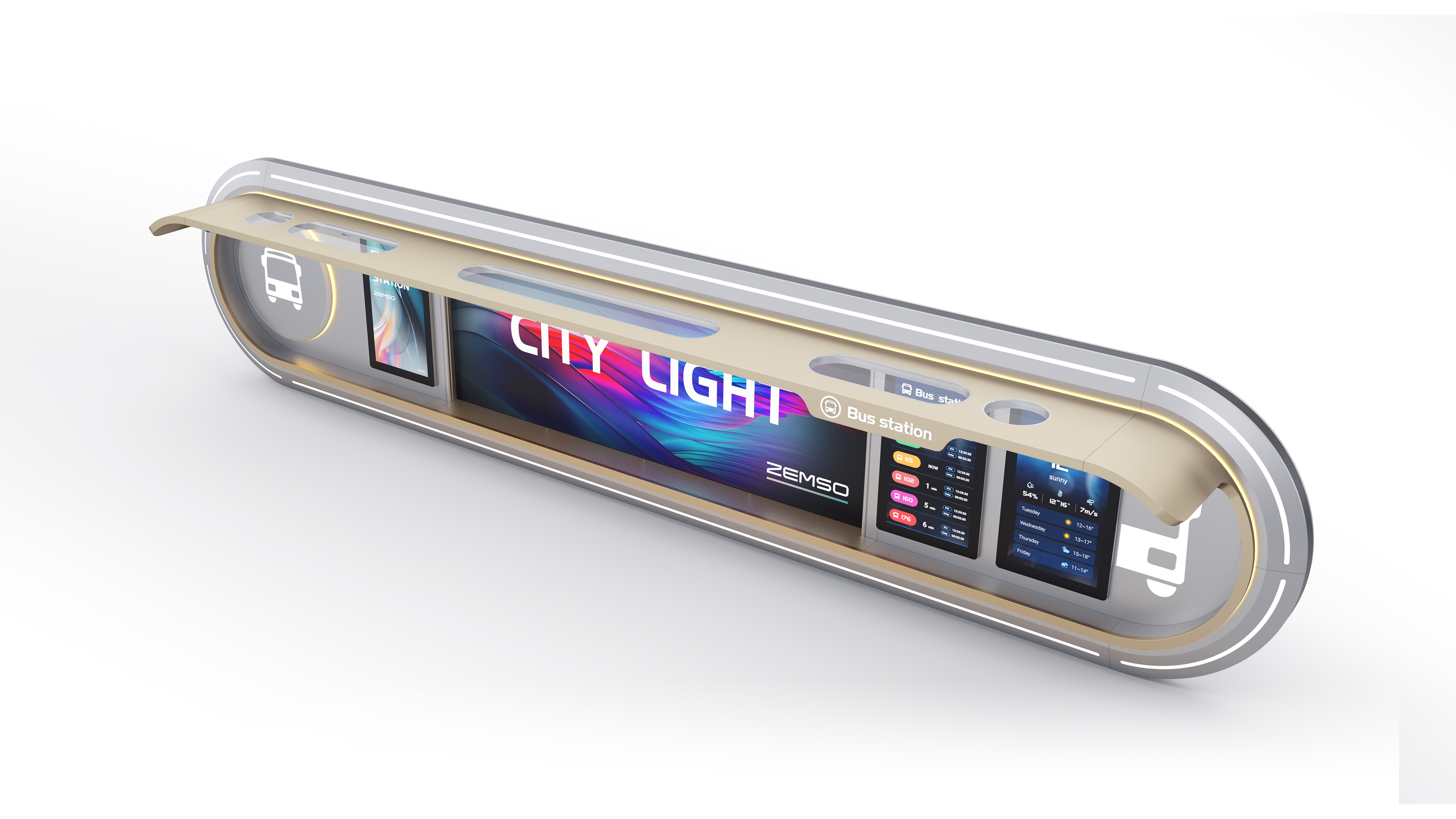 iF Design - City Glory Smart Bus Station