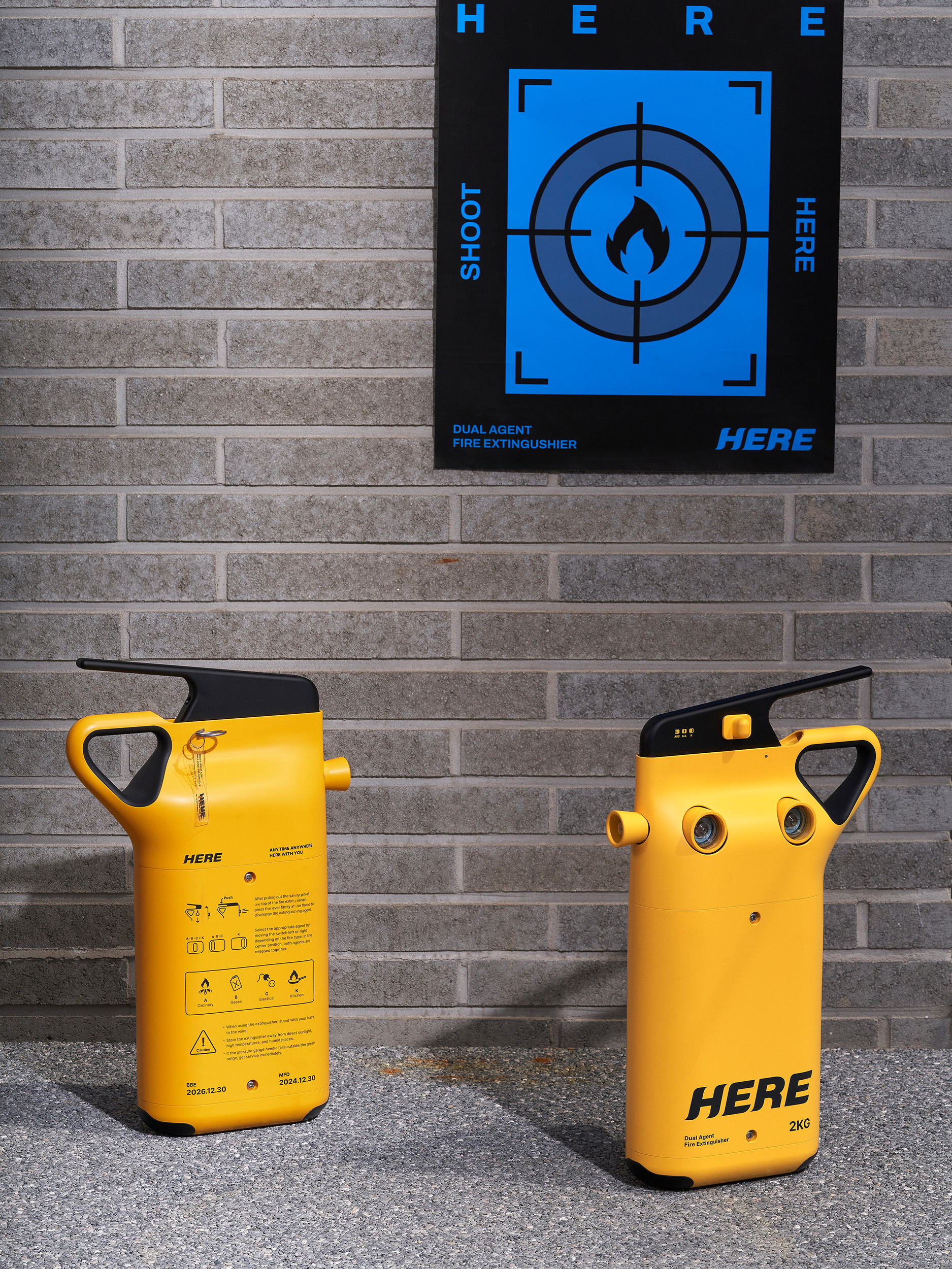 iF Design - Fire extinguisher "HERE"