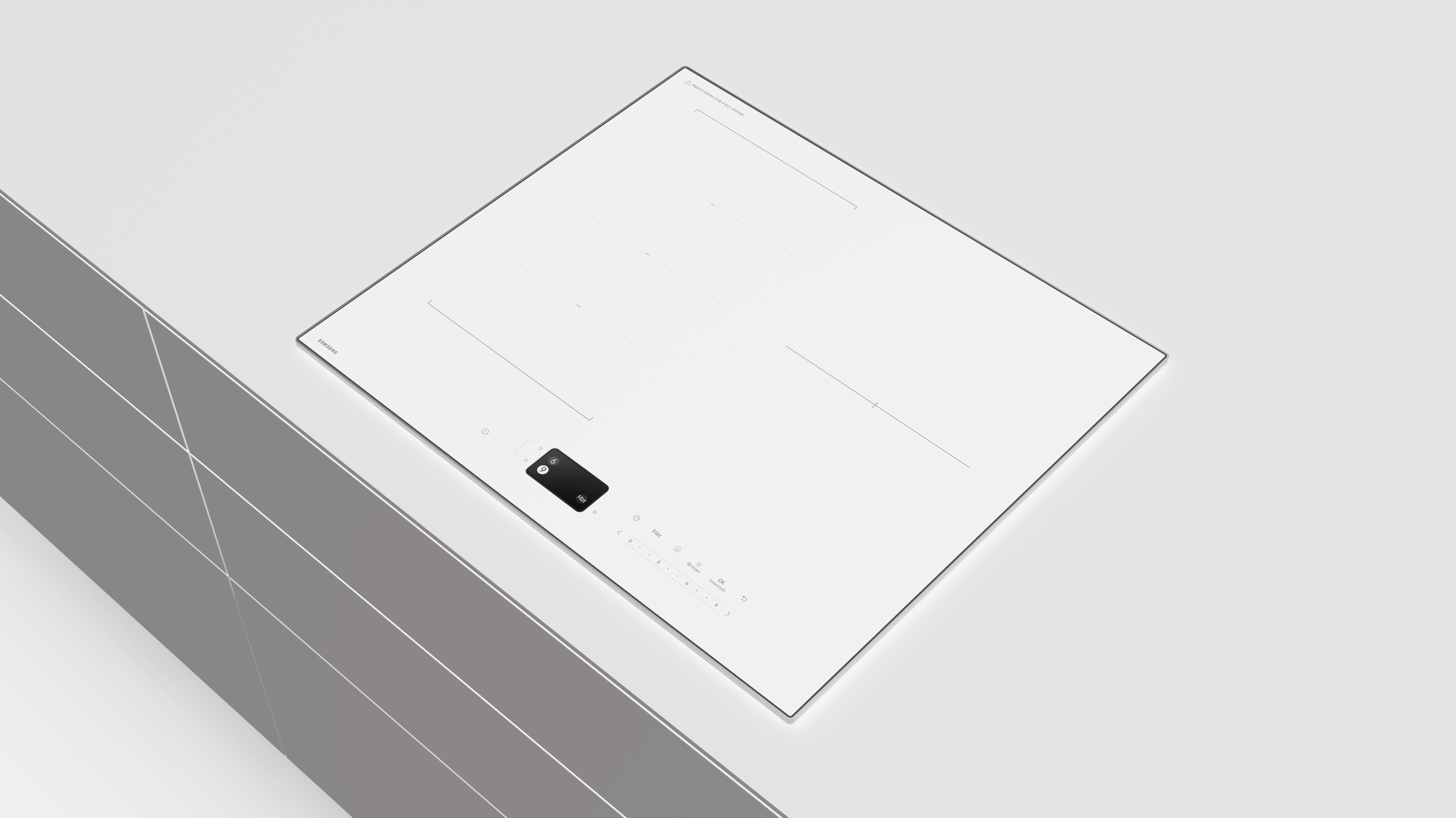 iF Design - BESPOKE AI Induction Infinite Line / White (CC80F)