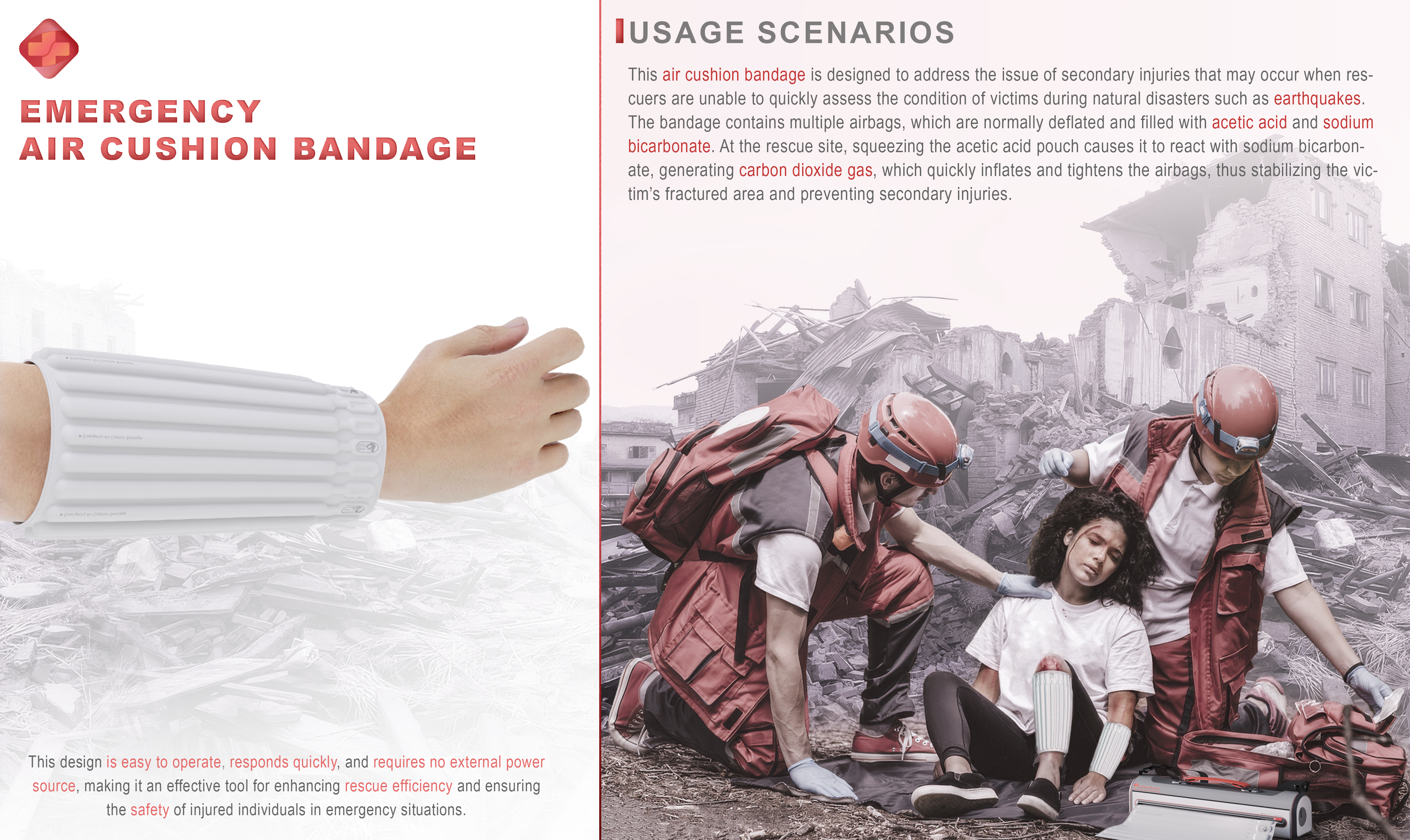 iF Design - Emergency Air Cushion Bandage