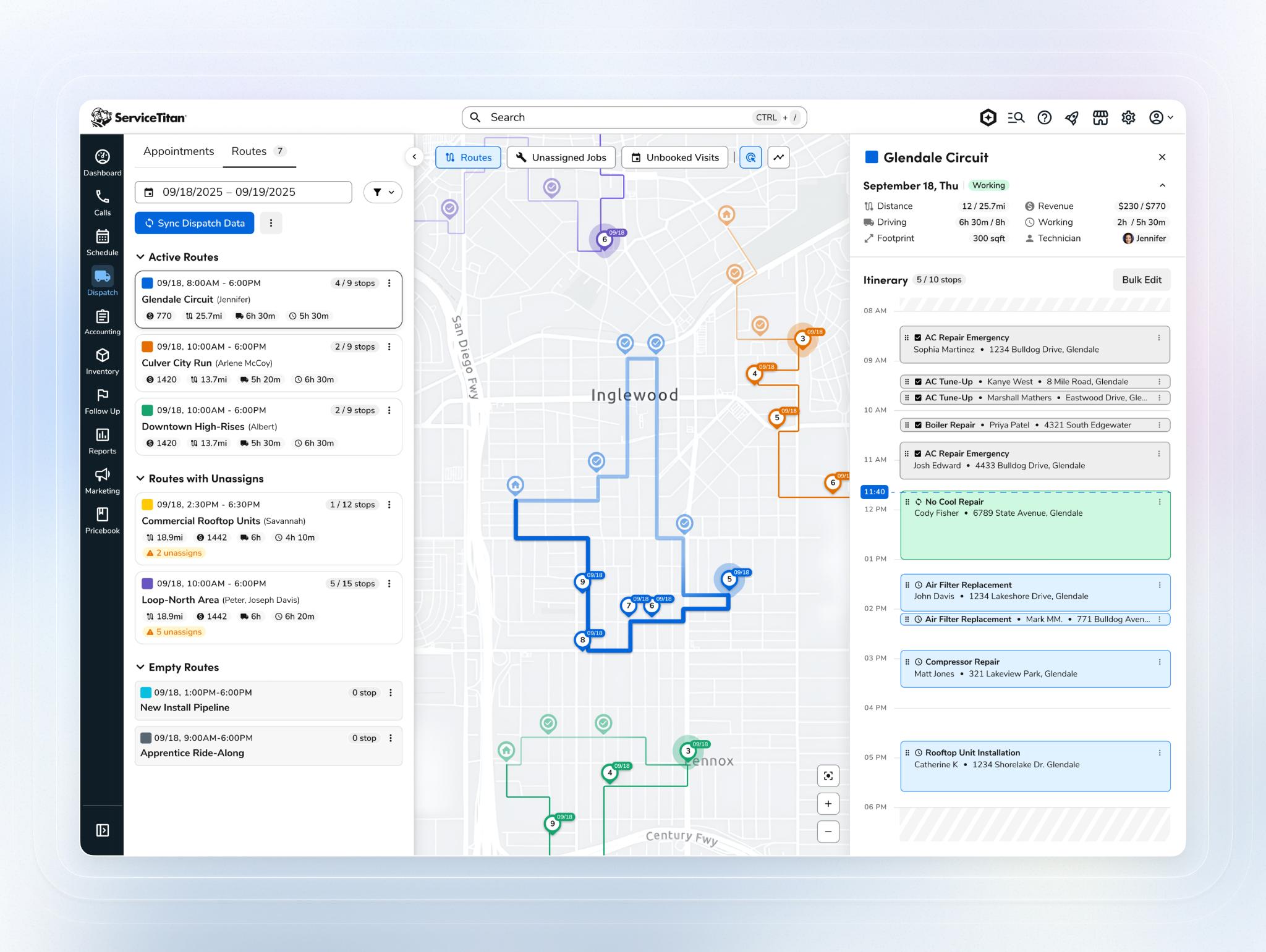 iF Design - ServiceTitan Smart Dispatch