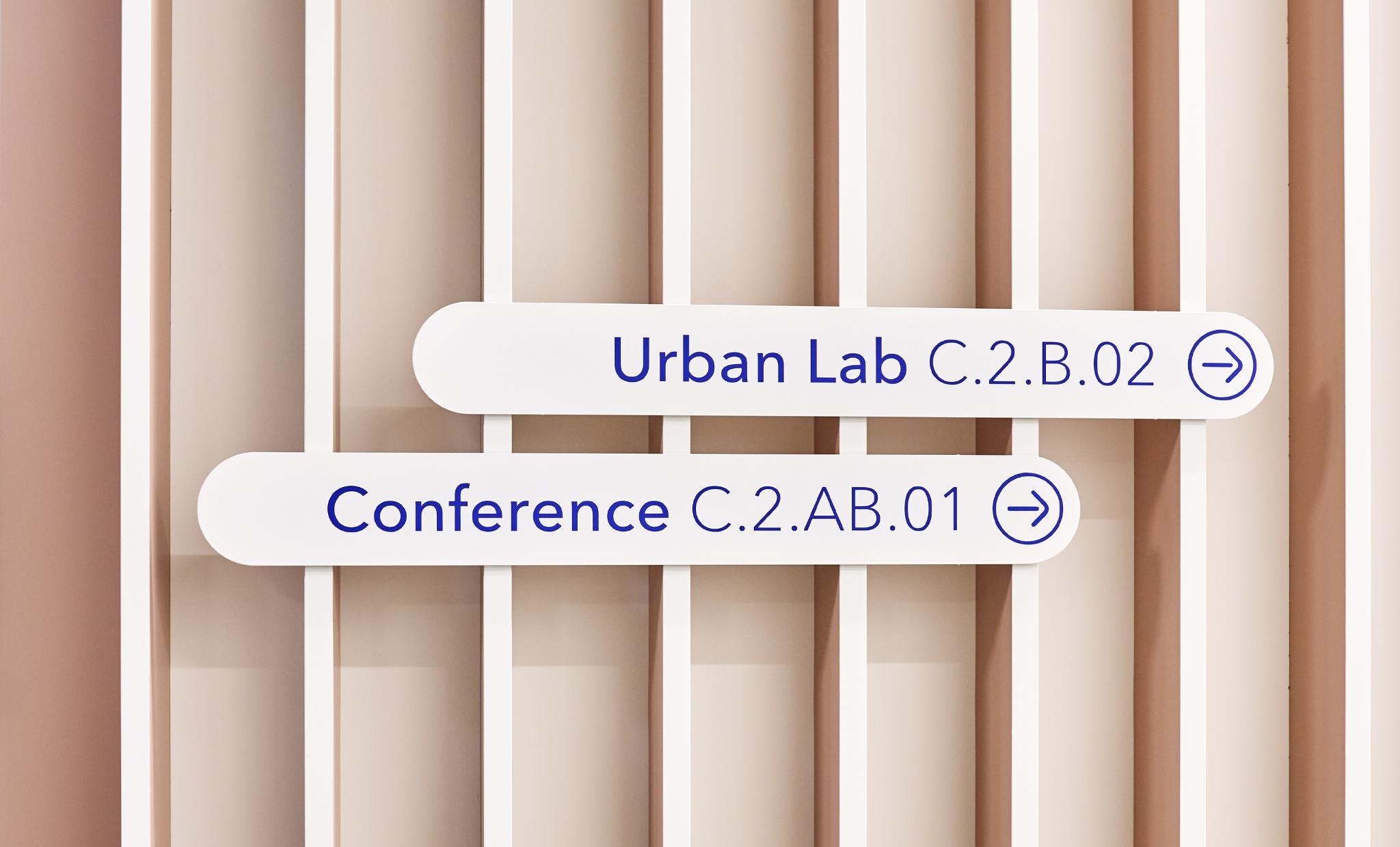 iF Design - Beiersdorf Campus: Wayfinding