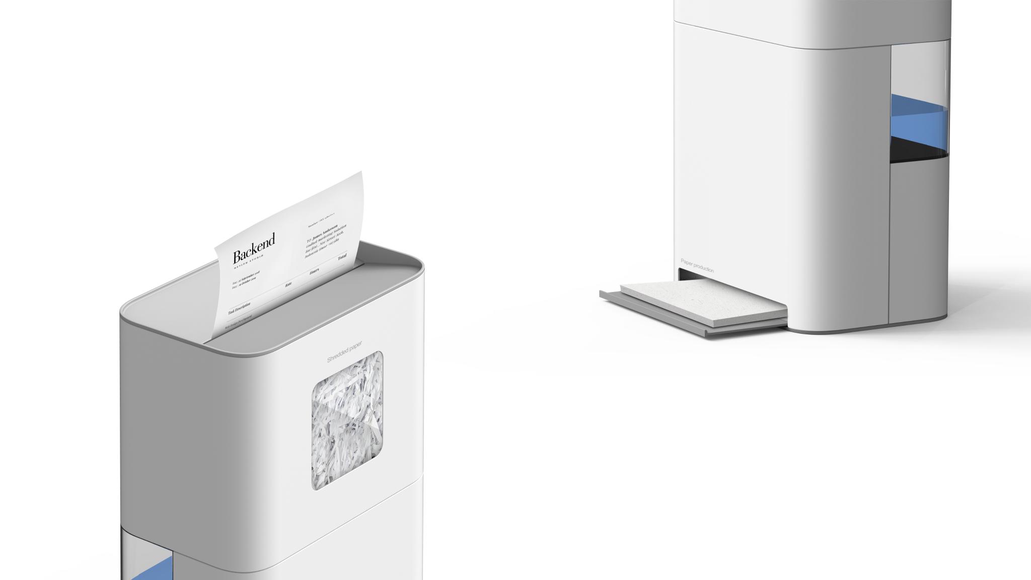 iF Design - Wasted paper recycling shredder