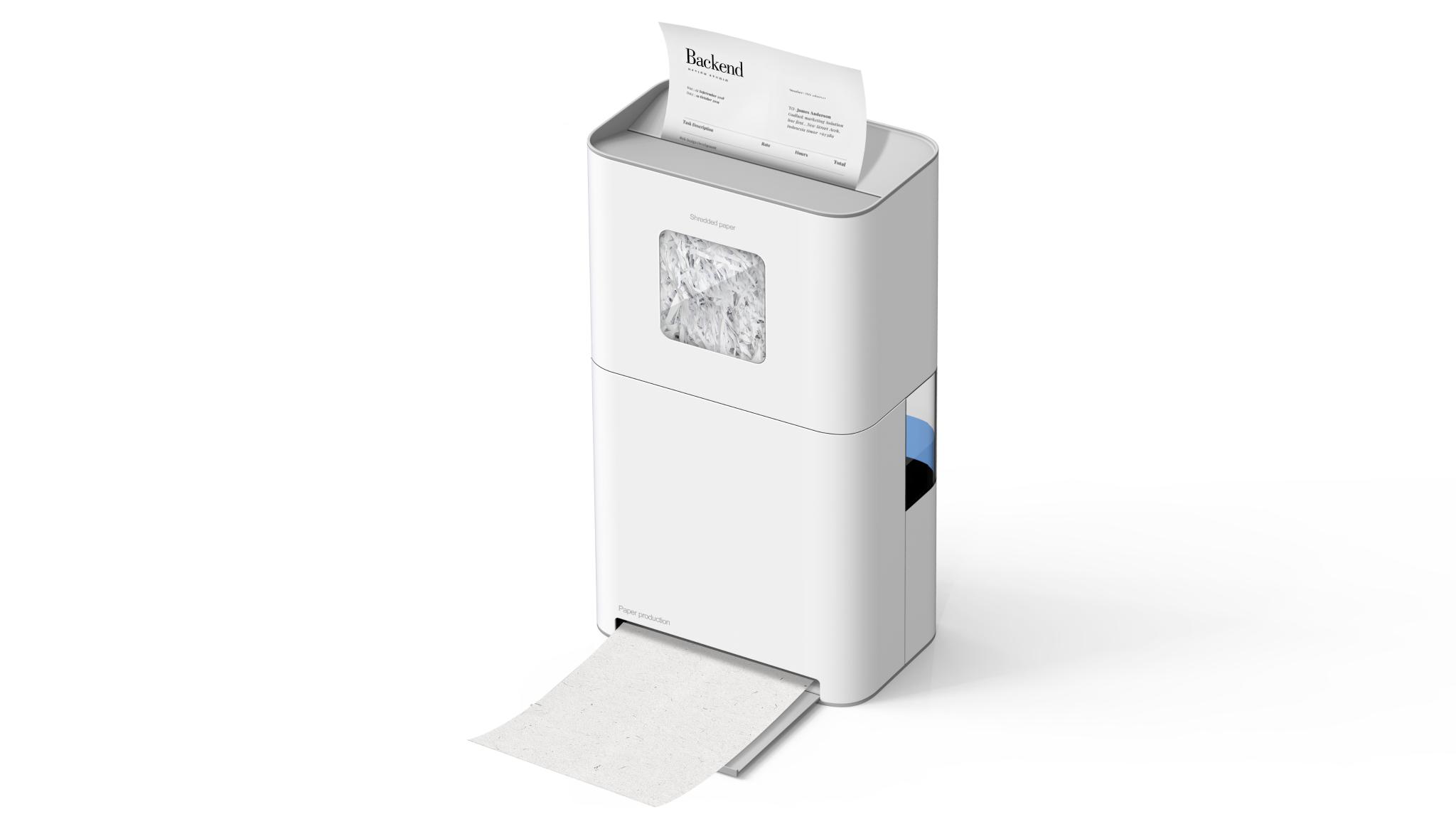 iF Design - Wasted paper recycling shredder