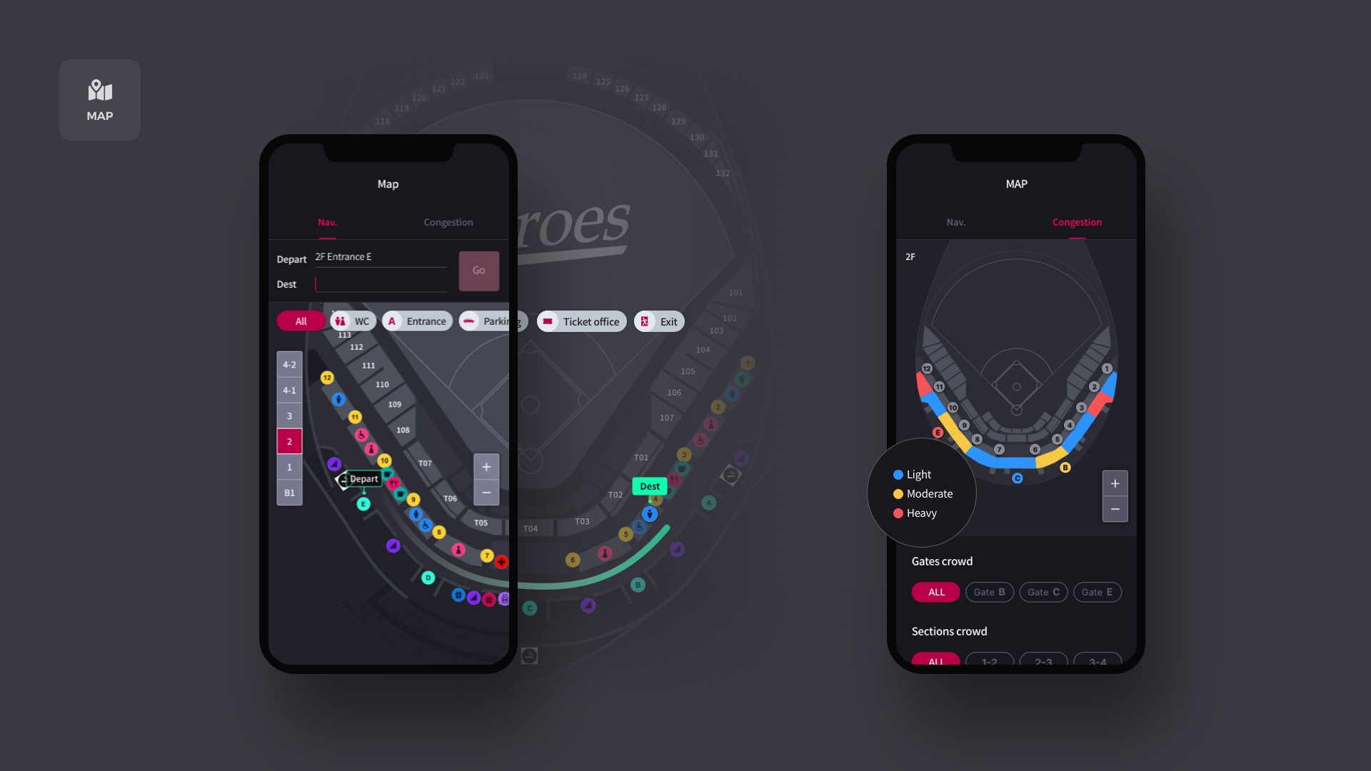 iF Design - Seoul Heroes Smart Stadium UX/UI