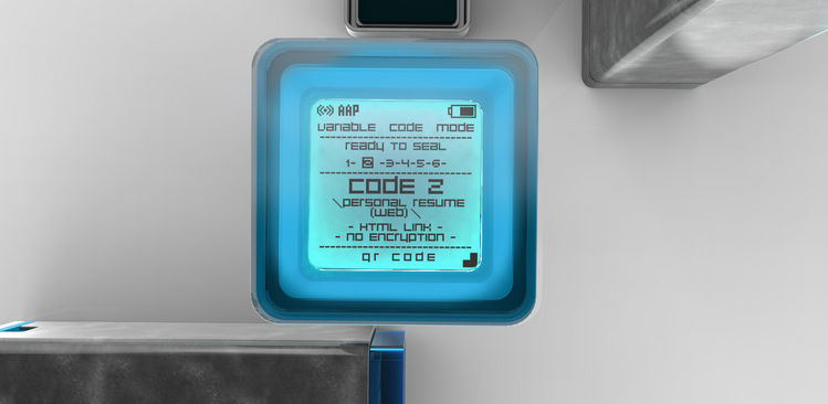 iF Design - Variable 2D bar Code Seal