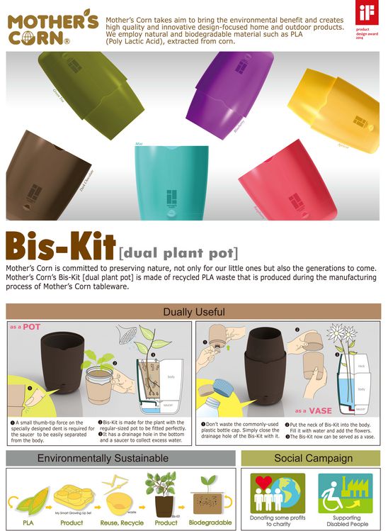 iF Design - BIS-KIT[DUAL PLANT POT]