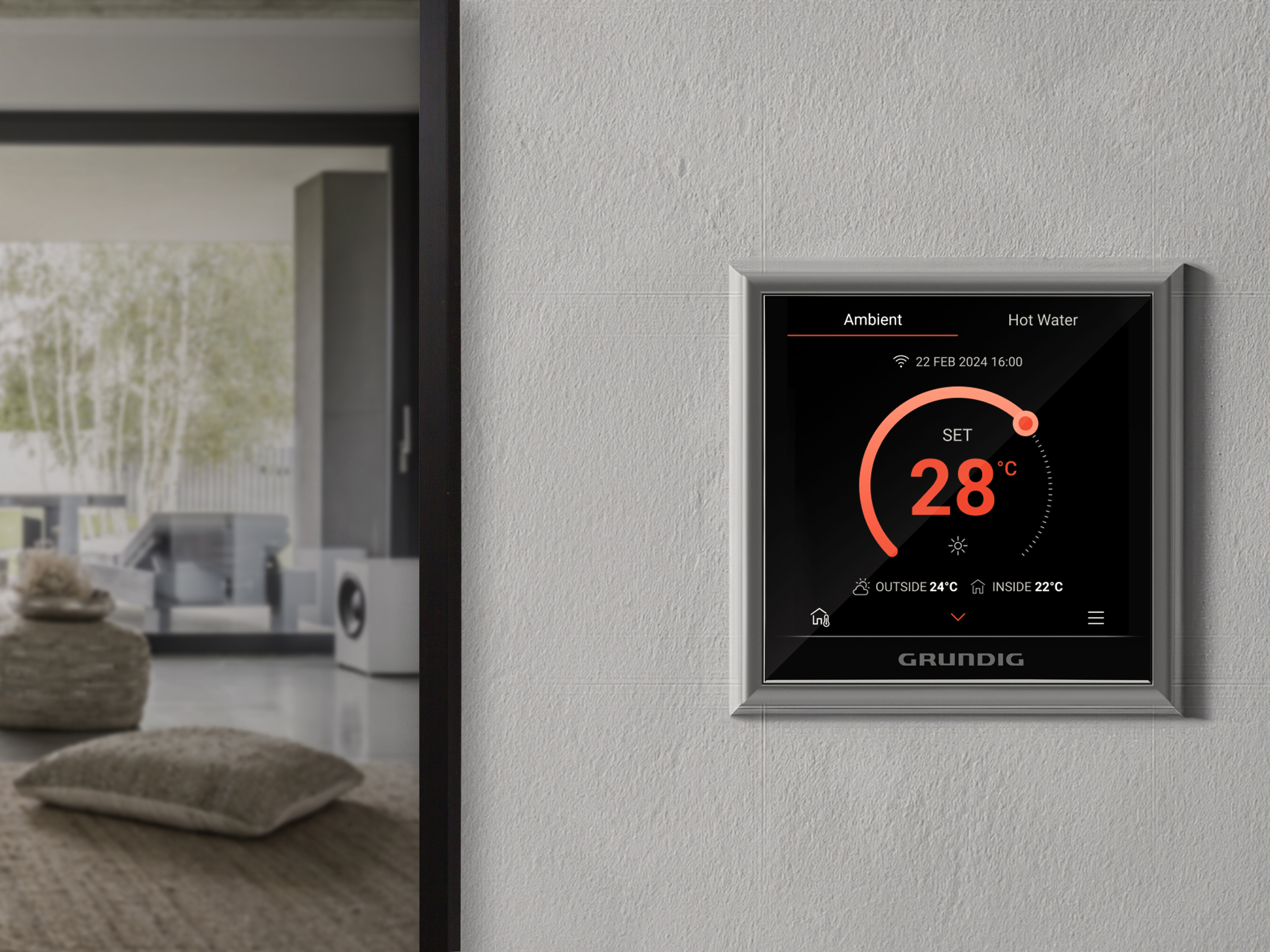 iF Design - Grundig Heat Pump Controller and Mobile App