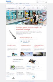 iF Design - Philips Lighting Online Redesign 2010