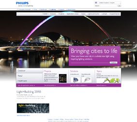 iF Design - Philips Lighting Online Redesign 2010