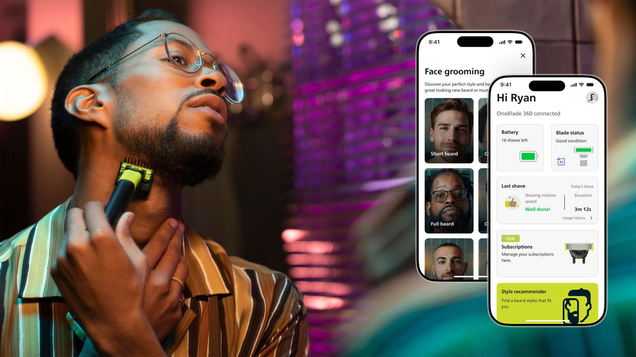 iF Design - Philips OneBlade app