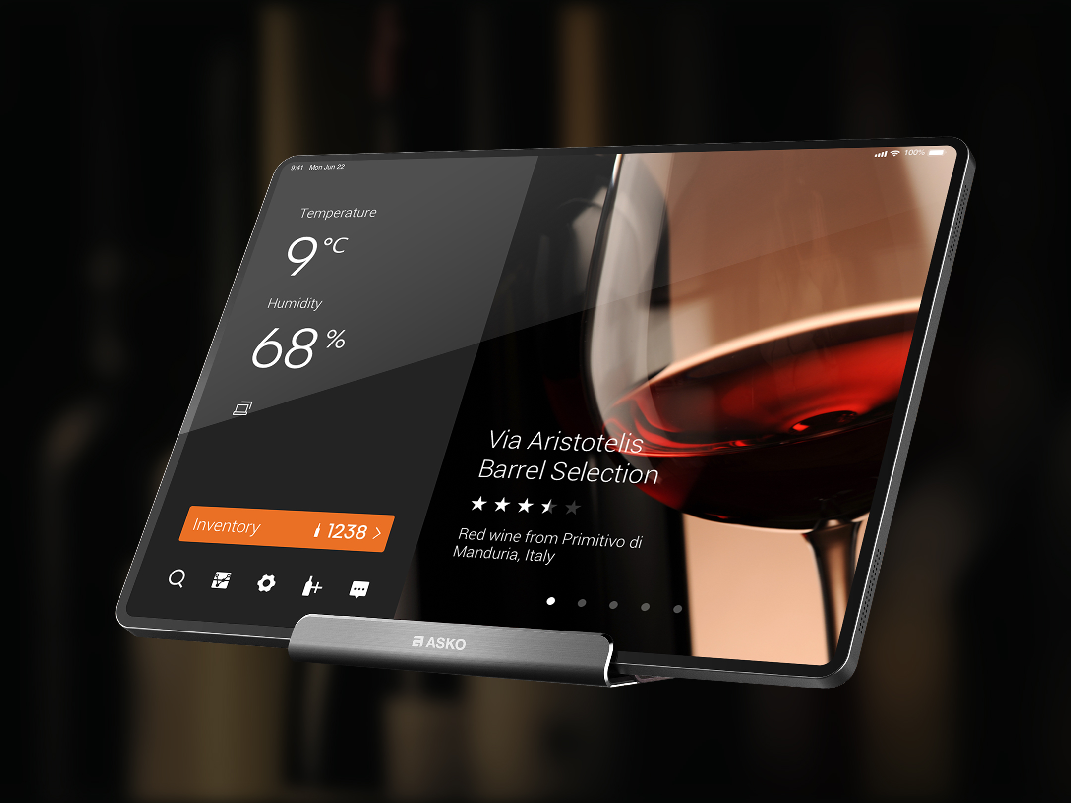 iF Design - ASKO Management System for Cellar Storage