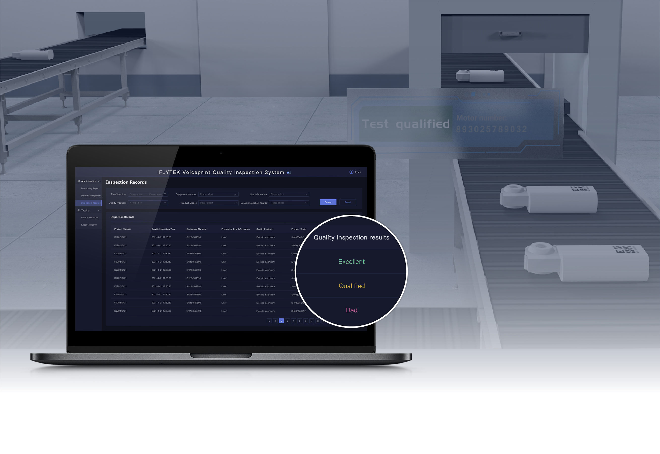 iF Design - iFLYTEK Voiceprint Quality Inspection System