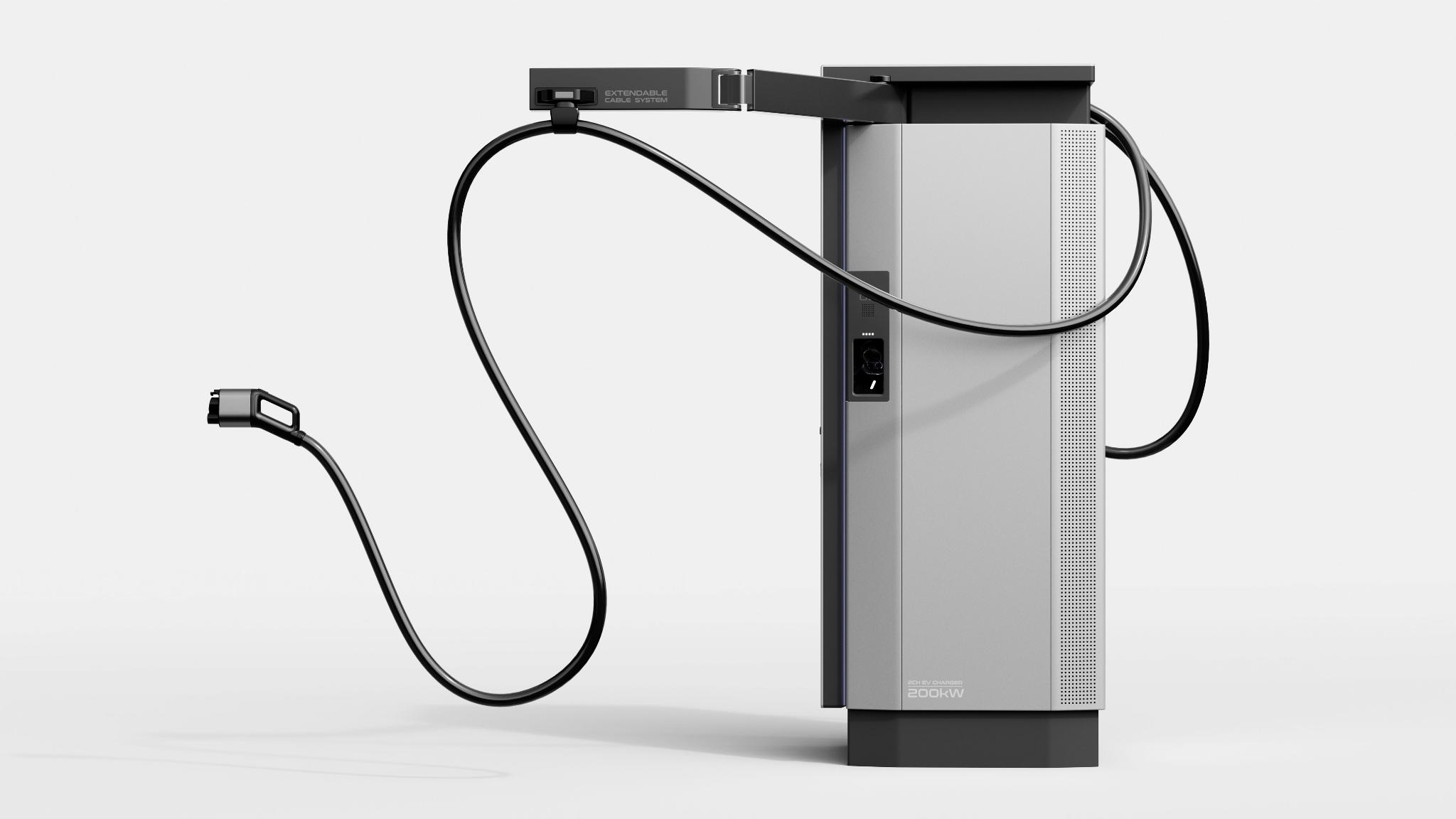 iF Design - E-pit EV FAST CHARGER (Dual Plug)