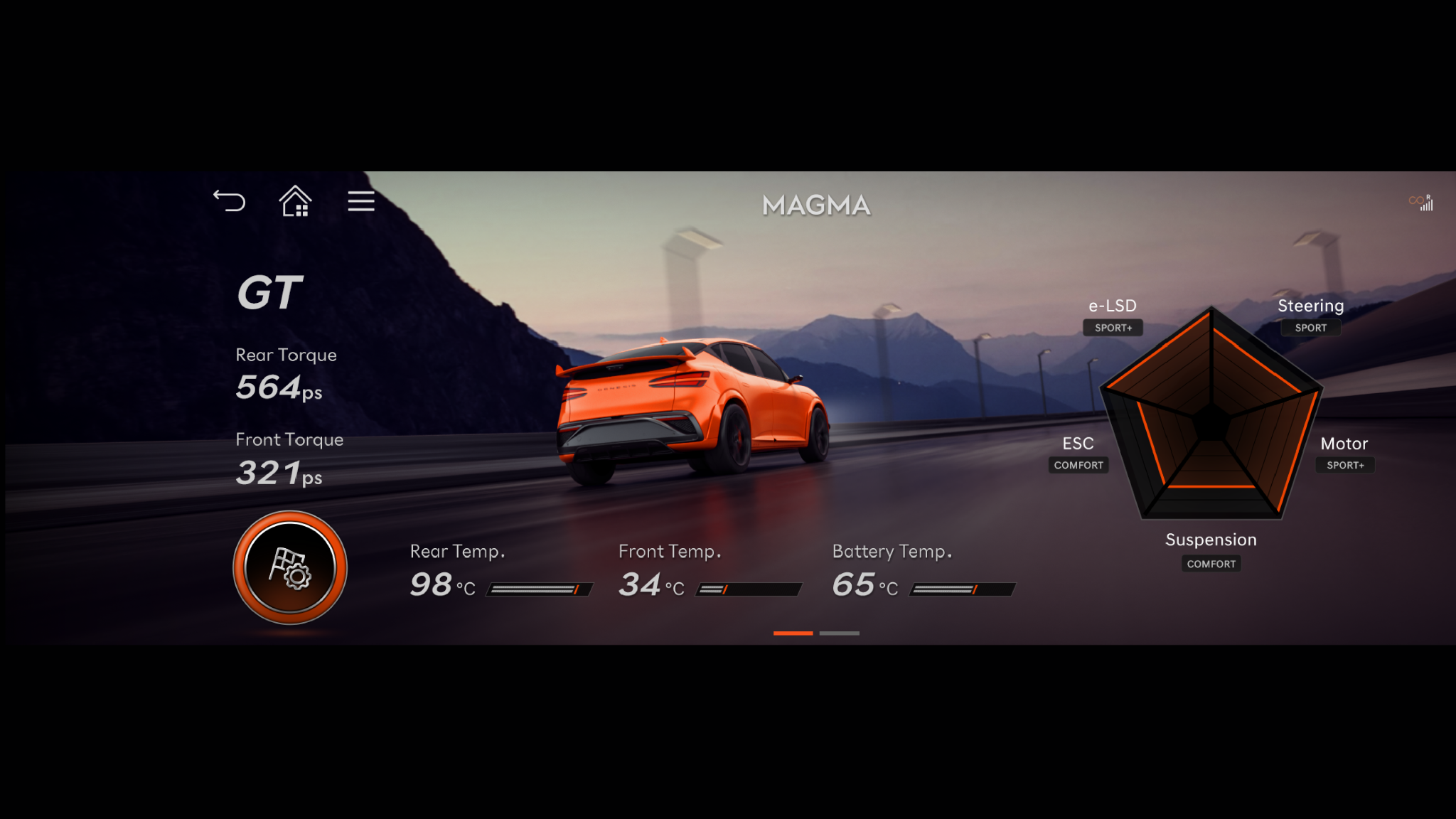 iF Design - Genesis Magma UI Design