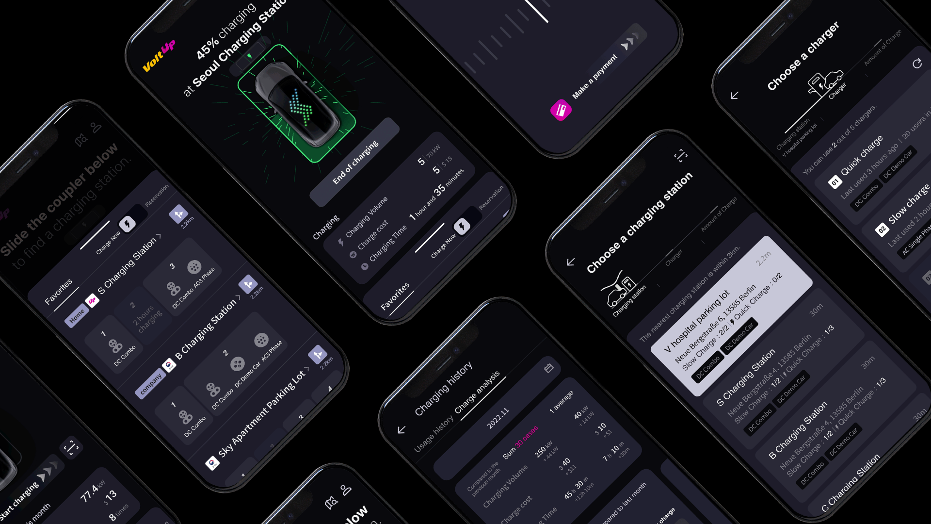 iF Design - Volt UP - Electric vehicle charging service app