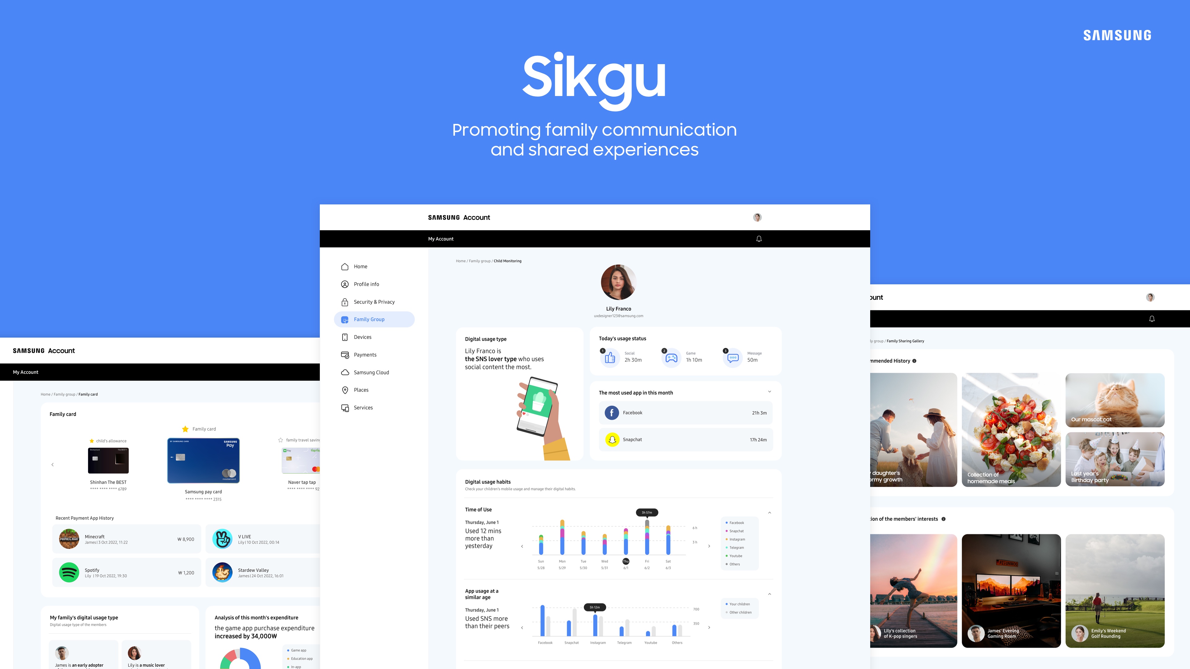iF Design - Sikgu : Family web UX