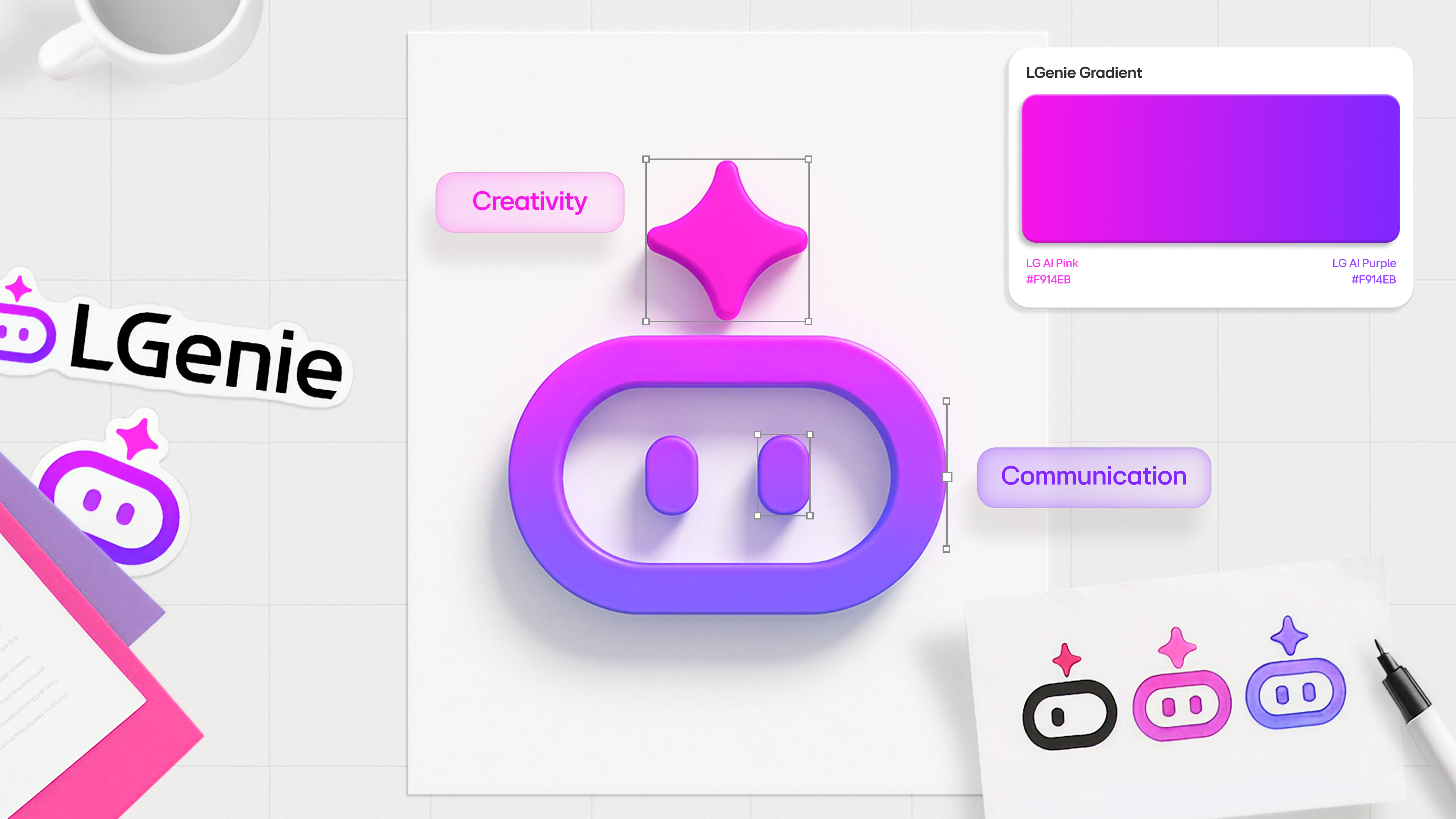 iF Design - LG Enterprise AI : LGenie