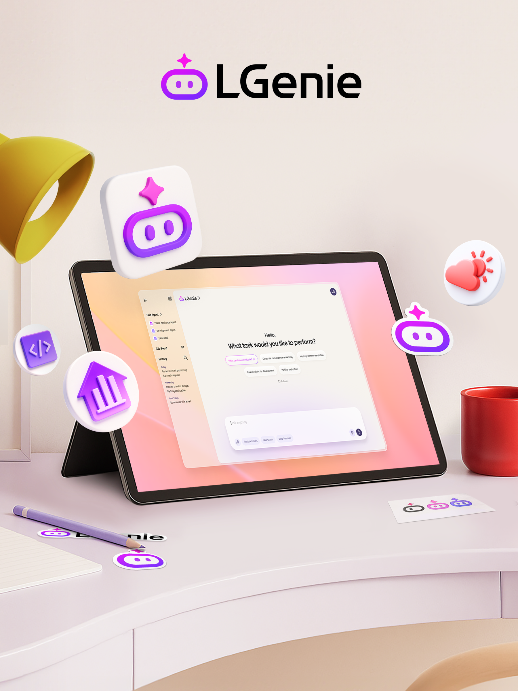 iF Design - LG Enterprise AI : LGenie