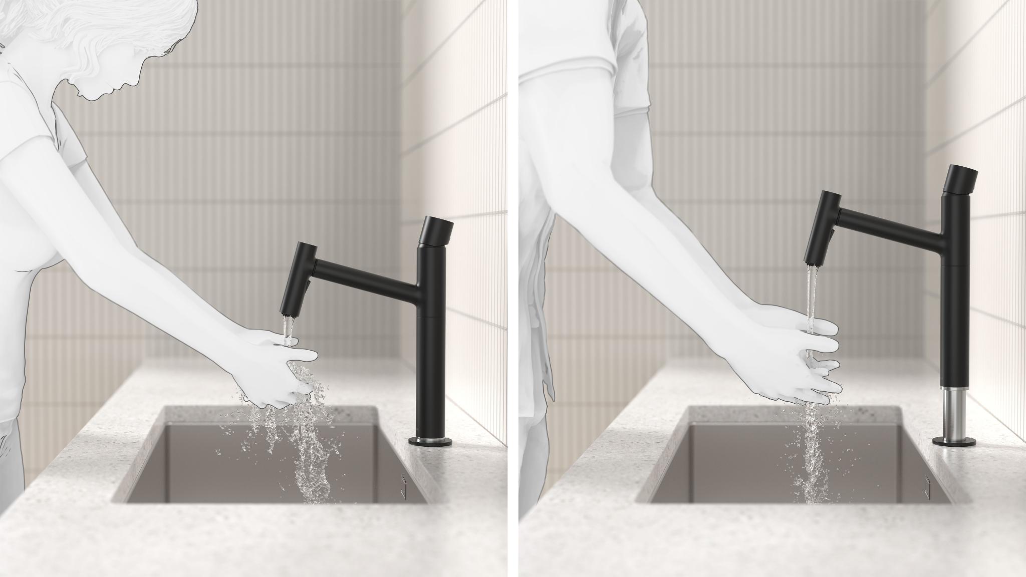 iF Design - Parallel Height-adjust Kitchen Faucet